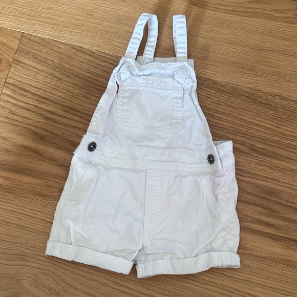 Levi's | One Pieces | Levis Classic White Shortalls | Poshmark